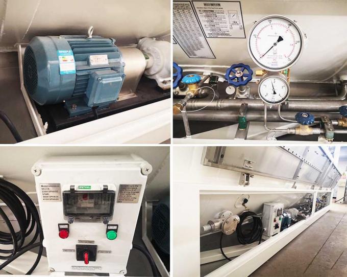 40FT低温学タンク容器の液化天然ガスT75 ISOタンク Lco2 Lar Lo2